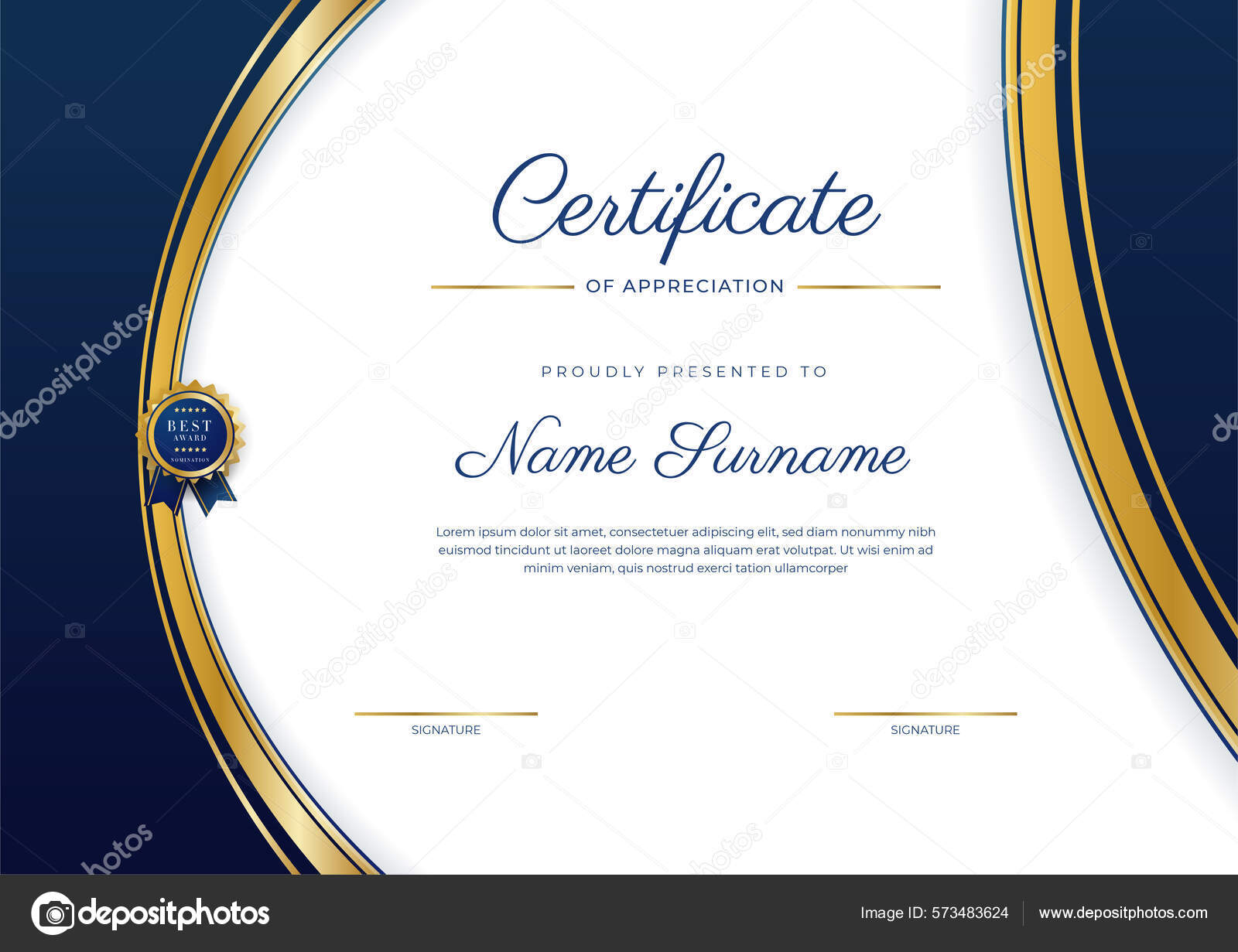 Certificate Of Achievement Border