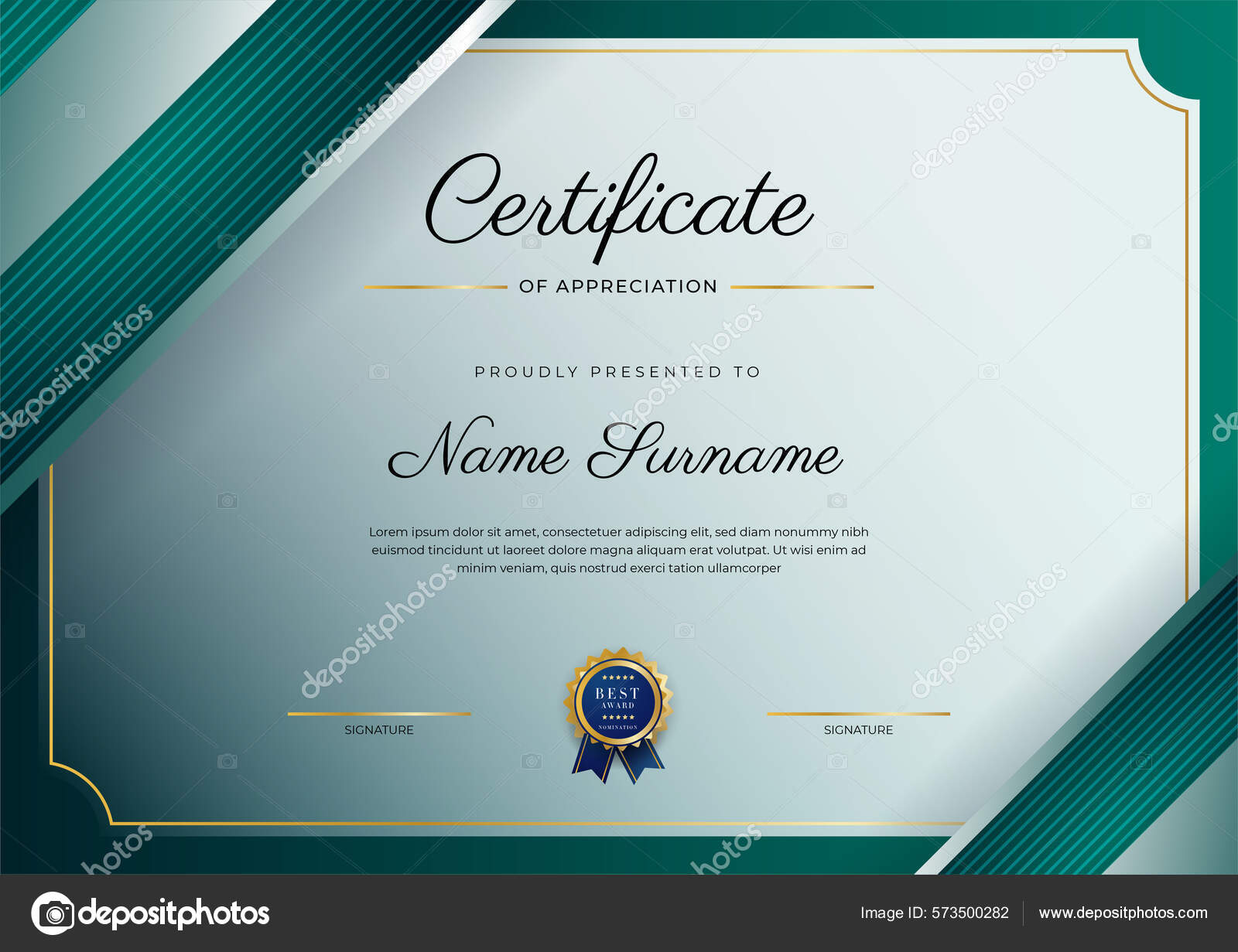 Achievement Certificate Background