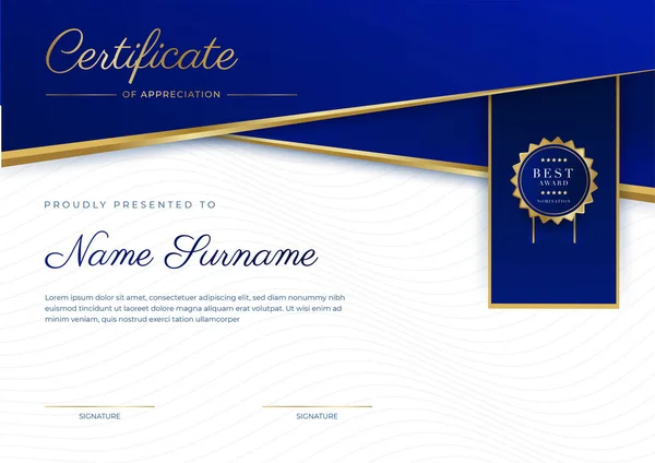 100,000 Blue certificate background Vector Images | Depositphotos