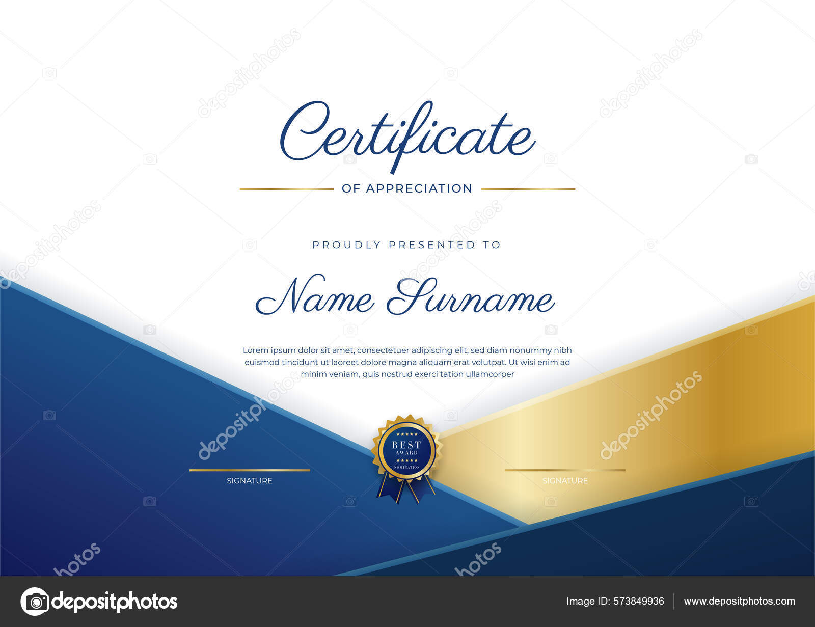 Award Certificate Border