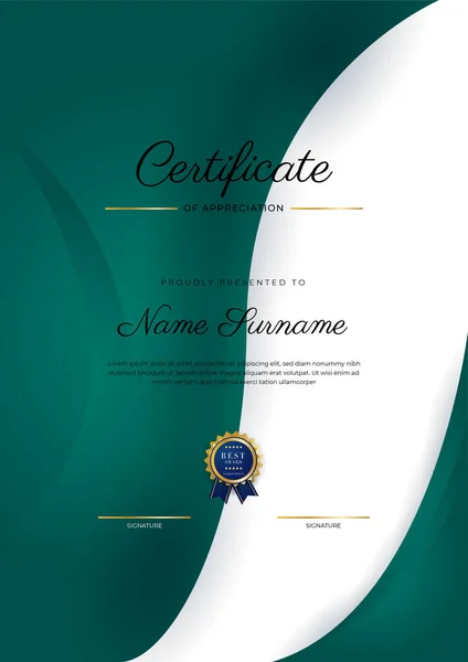 100,000 Certificate background green Vector Images | Depositphotos