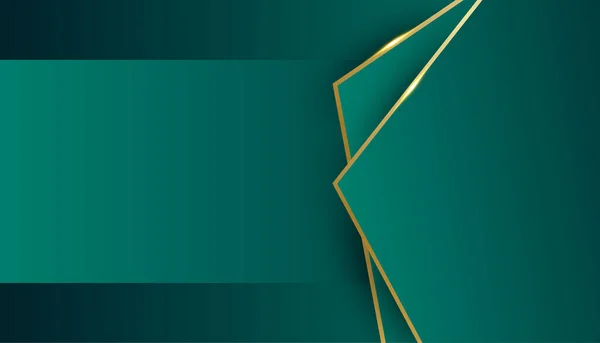 Dark Green Gold Abstract Background Modern Minimalist Presentation ...