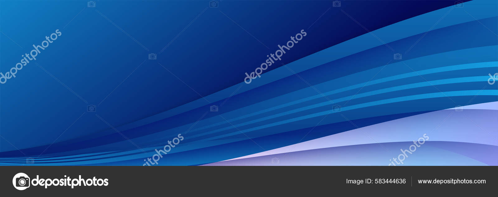 Modern Abstract Dark Blue Banner Background Vector Illustration ...