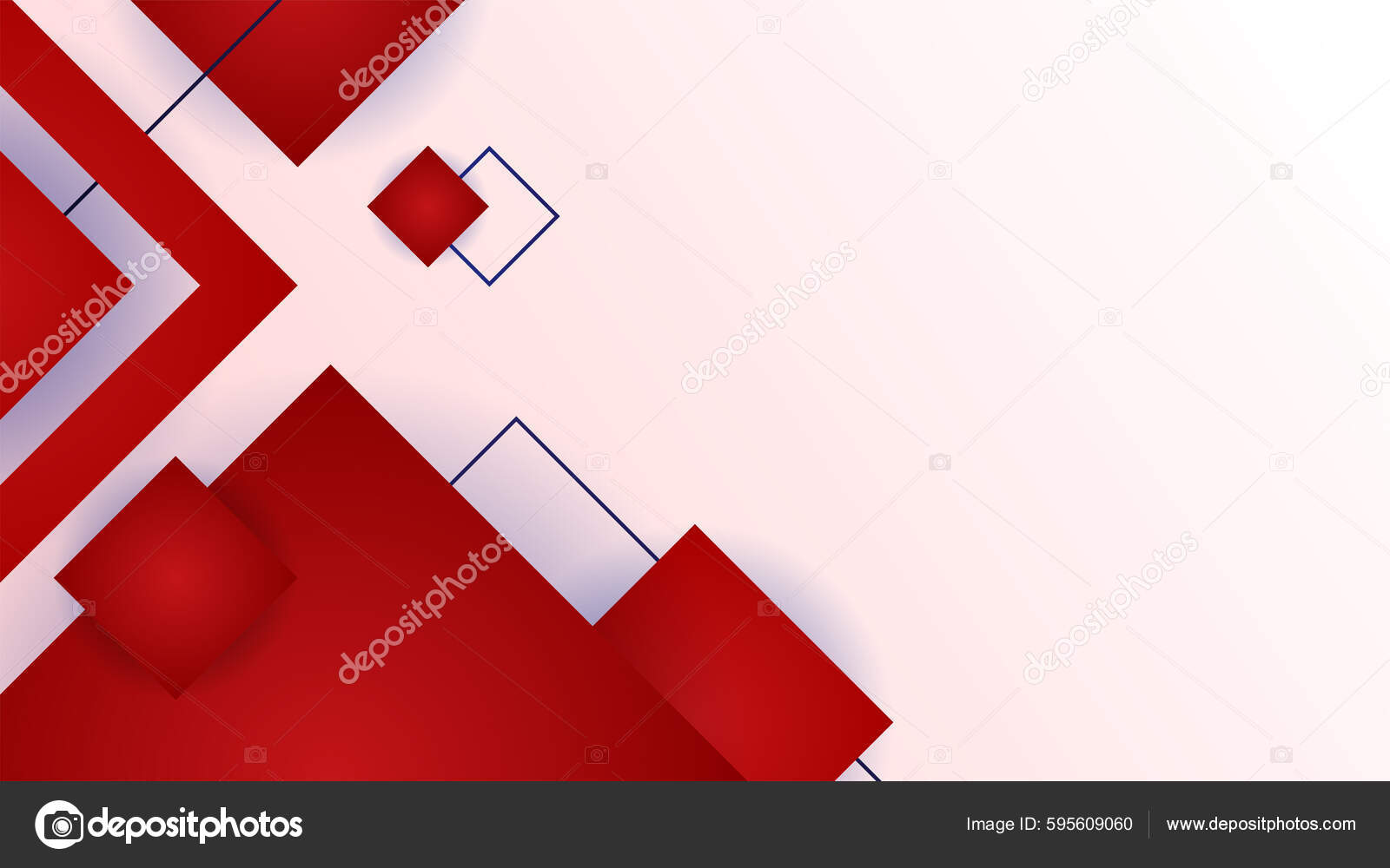 Modern Red Abstract Background Paper Shine Layer Element Vector ...