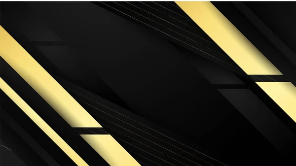 Black Shiny Gold Abstract Background Modern Luxury Concept Stock Vector ...