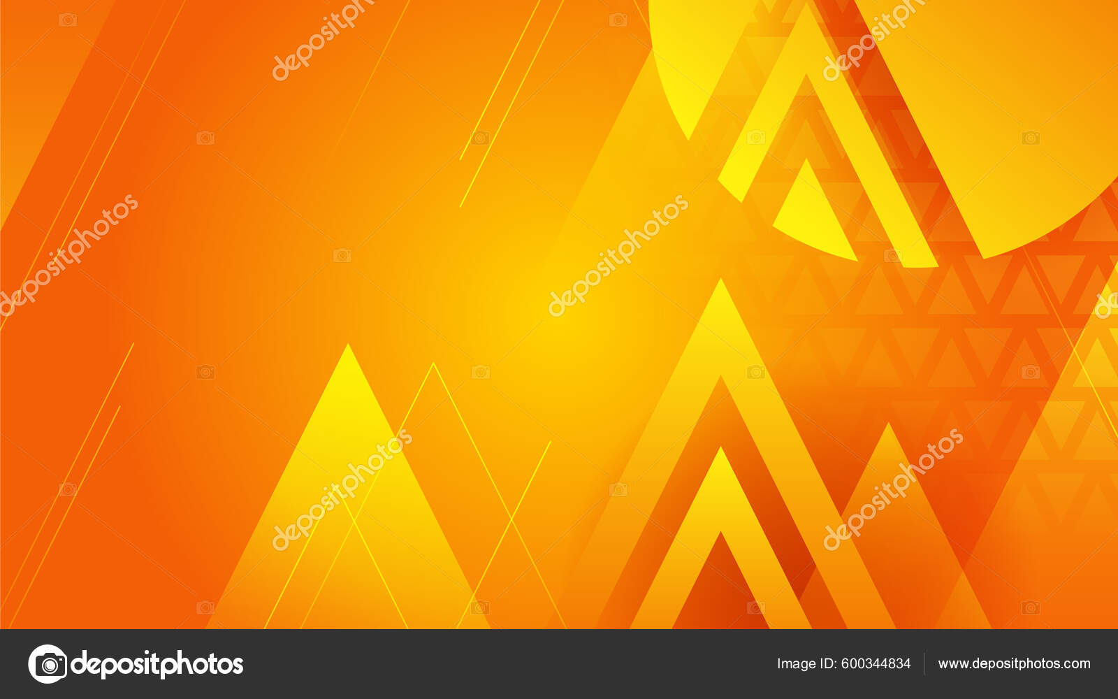 Abstract Orange Yellow Banner Background Stock Vector By ©salmanalfa
