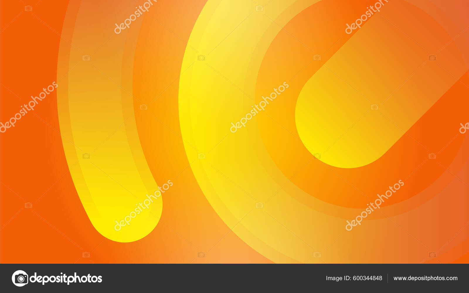 Abstract Orange Yellow Banner Background Stock Vector By ©salmanalfa