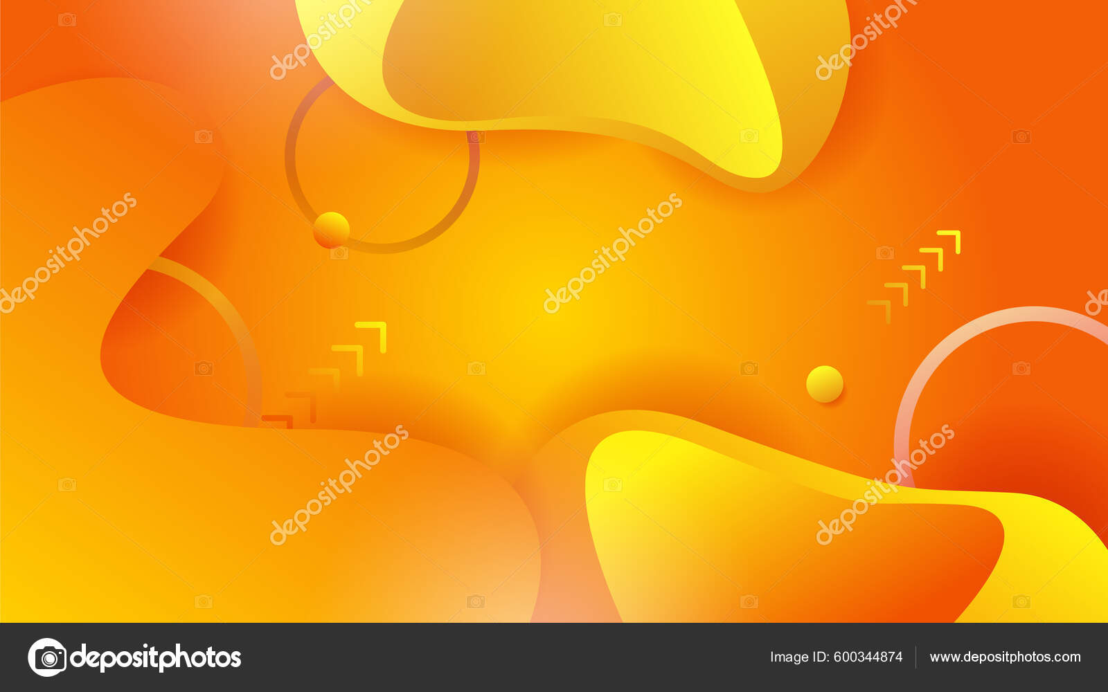 Abstract Orange Yellow Banner Background Stock Vector By ©salmanalfa