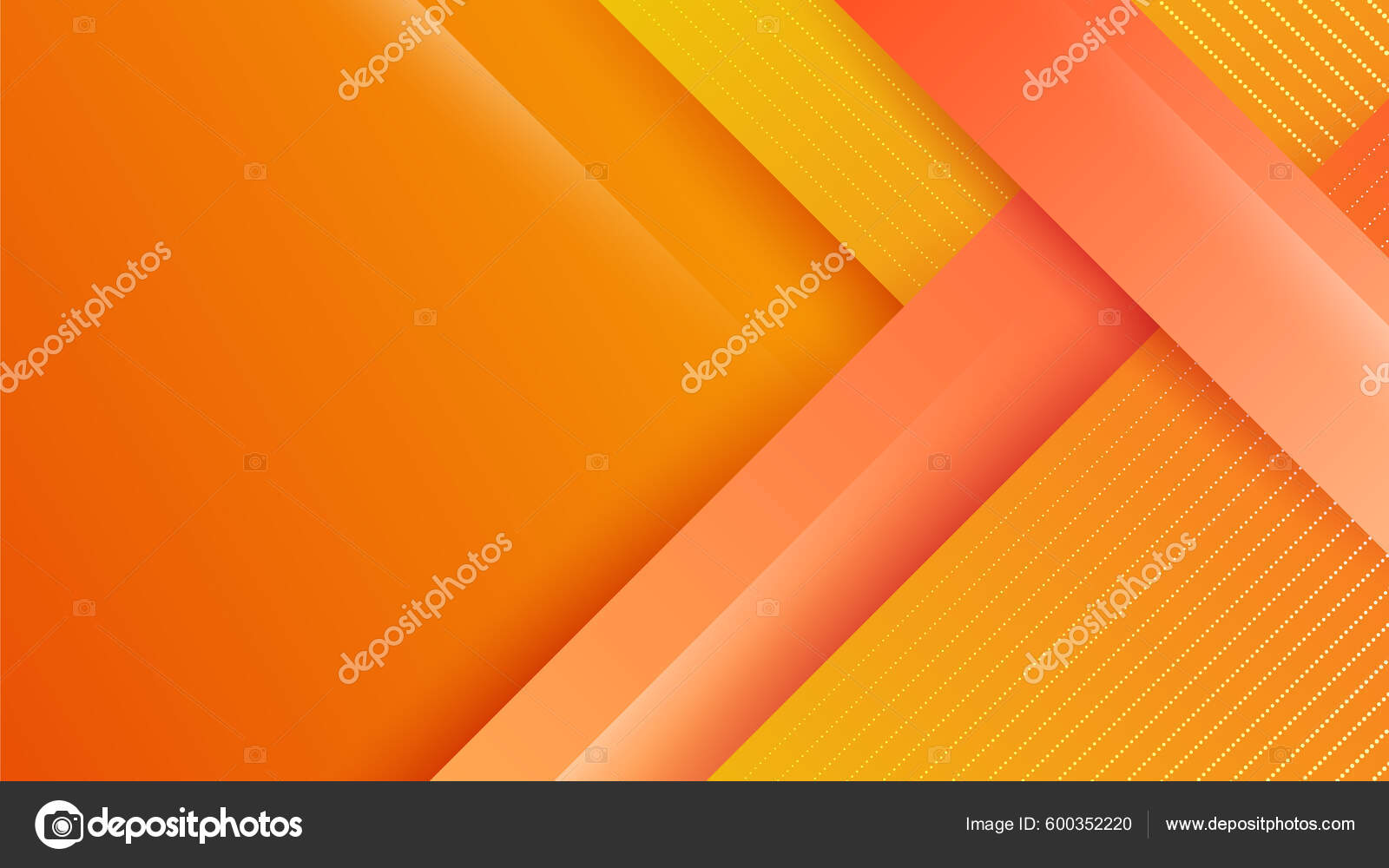Abstract Orange Yellow Banner Background Stock Vector by ©salmanalfa ...