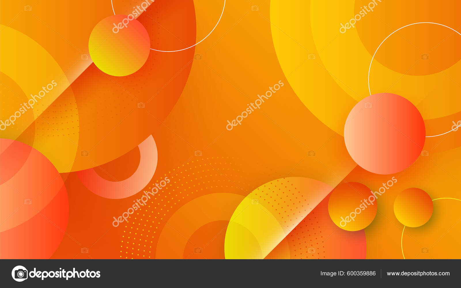 Abstract Orange Yellow Banner Background Stock Vector By ©salmanalfa