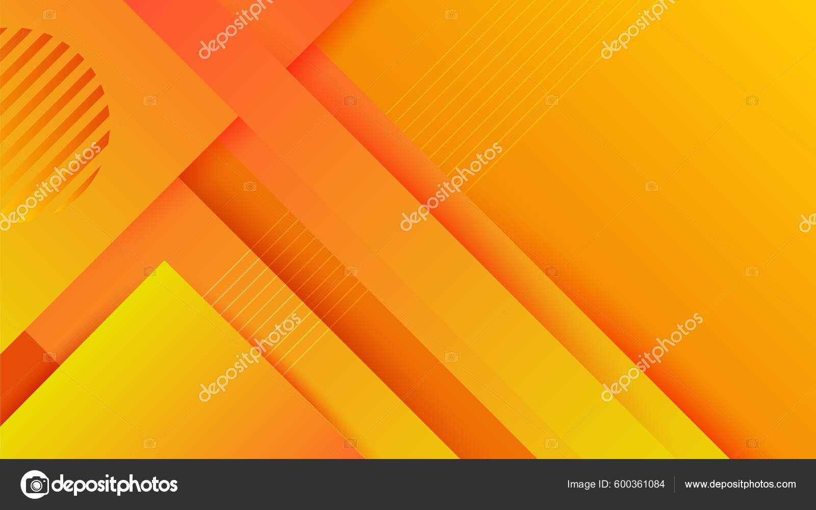 Abstract Orange Yellow Banner Background Stock Vector By ©salmanalfa