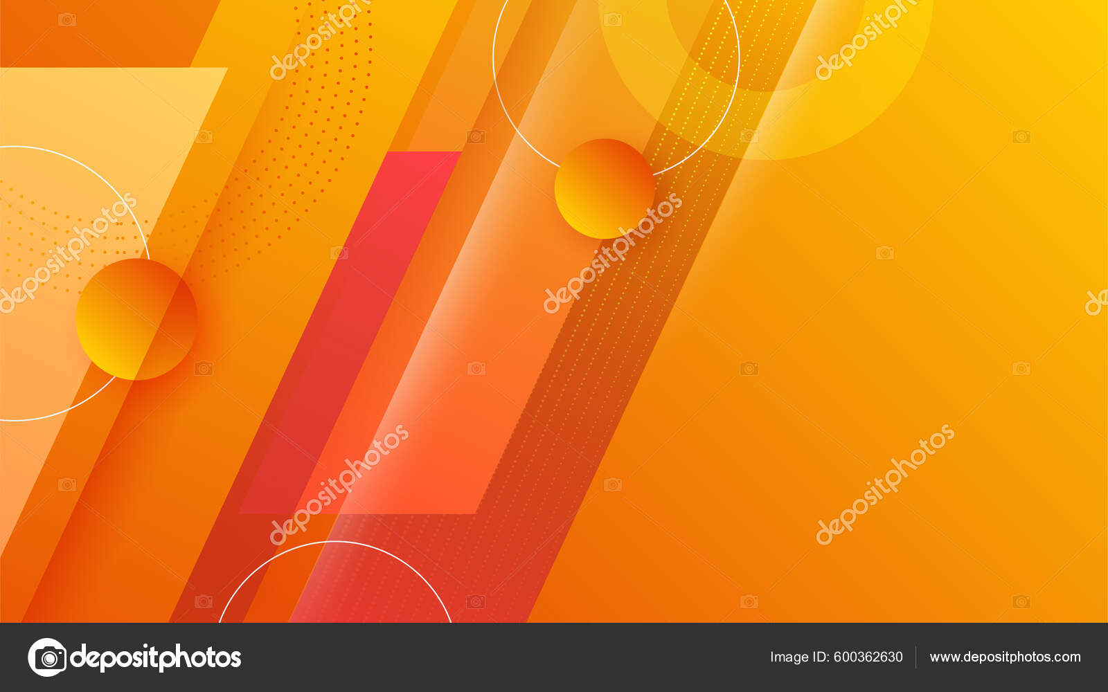 Abstract Orange Yellow Banner Background Stock Vector By ©salmanalfa