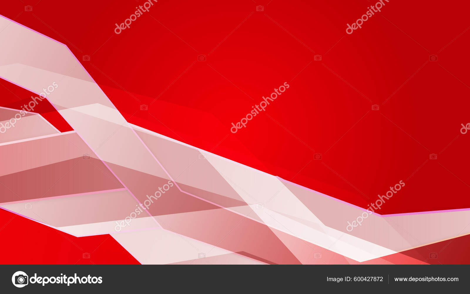 Abstract Red Banner Background Stock Vector by ©salmanalfa 600427872