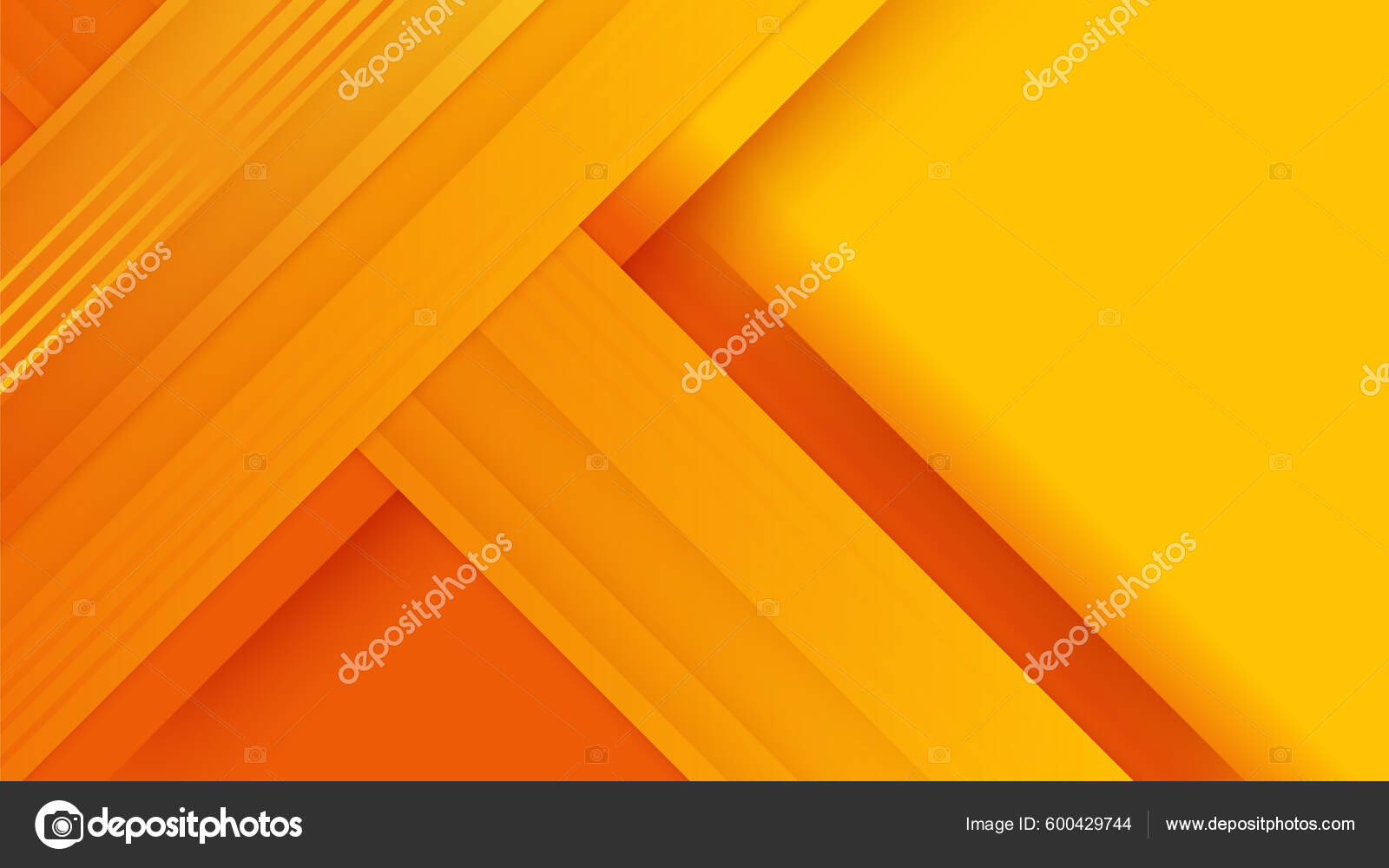 Abstract Orange Yellow Banner Background Stock Vector By ©salmanalfa