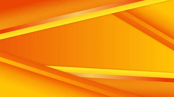 Modern Orange Yellow Abstract Vector Long Banner Minimal Background