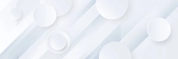 Grey White Abstract Banner Paper Shine Layer Element Vector ...