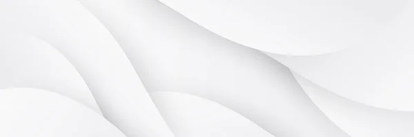 Elegant Abstract White Banner Background Shiny Lines Stock Vector by ...