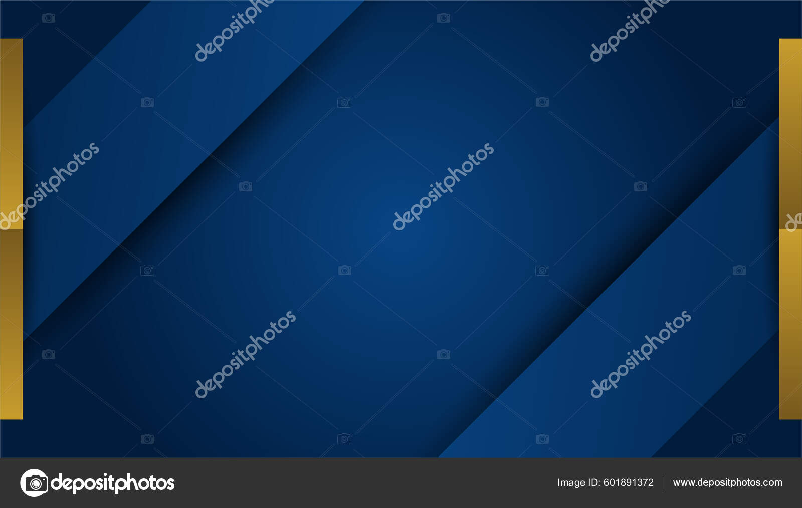 Fondo Azul Oro Abstracto Vector de stock #601891372 de ©salmanalfa