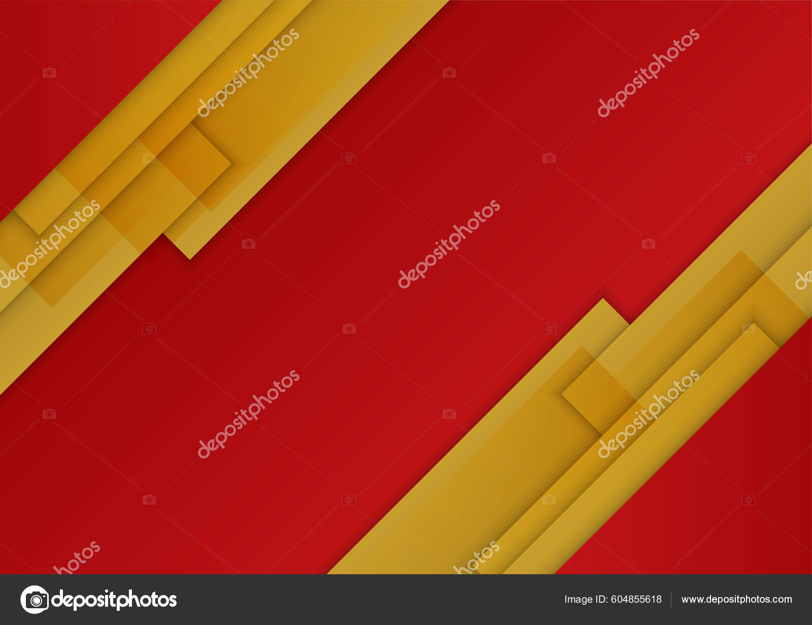 Abstract Red Gold Presentation Design Background Stock Vector by ...
