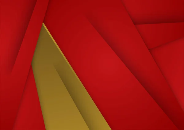 Abstract Red Gold Presentation Design Background Stock Vector by ...