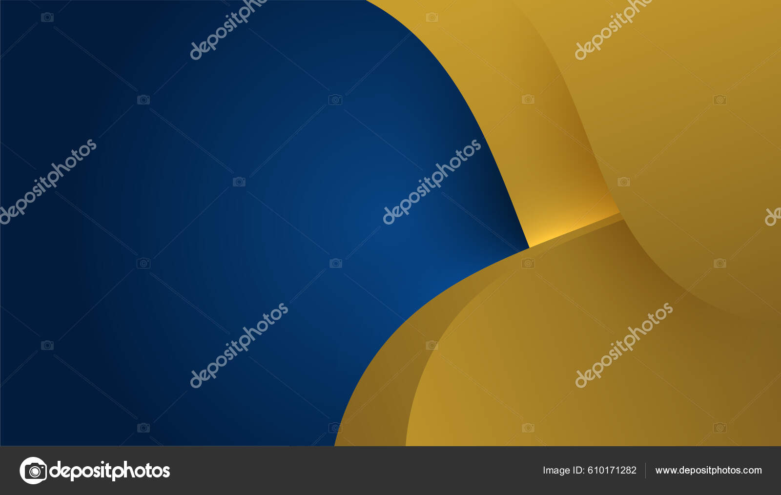 Fondo Azul Oro Abstracto Vector de stock por ©salmanalfa 610171282
