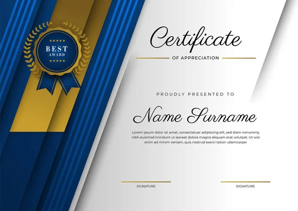 Honorable Mention Award Template