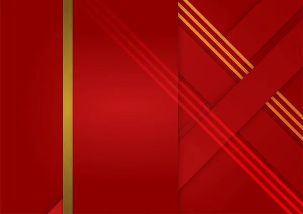 Red Gold Abstract Background Modern Minimalist Certificate Presentation ...