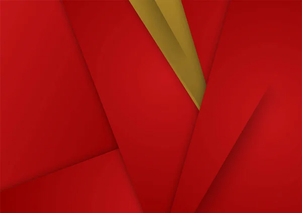 Abstract Red Gold Presentation Design Background Stock Vector by ...