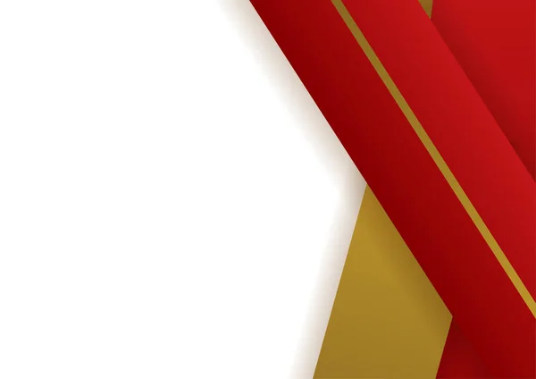 Abstract Red Gold Presentation Design Background Stock Vector by ...