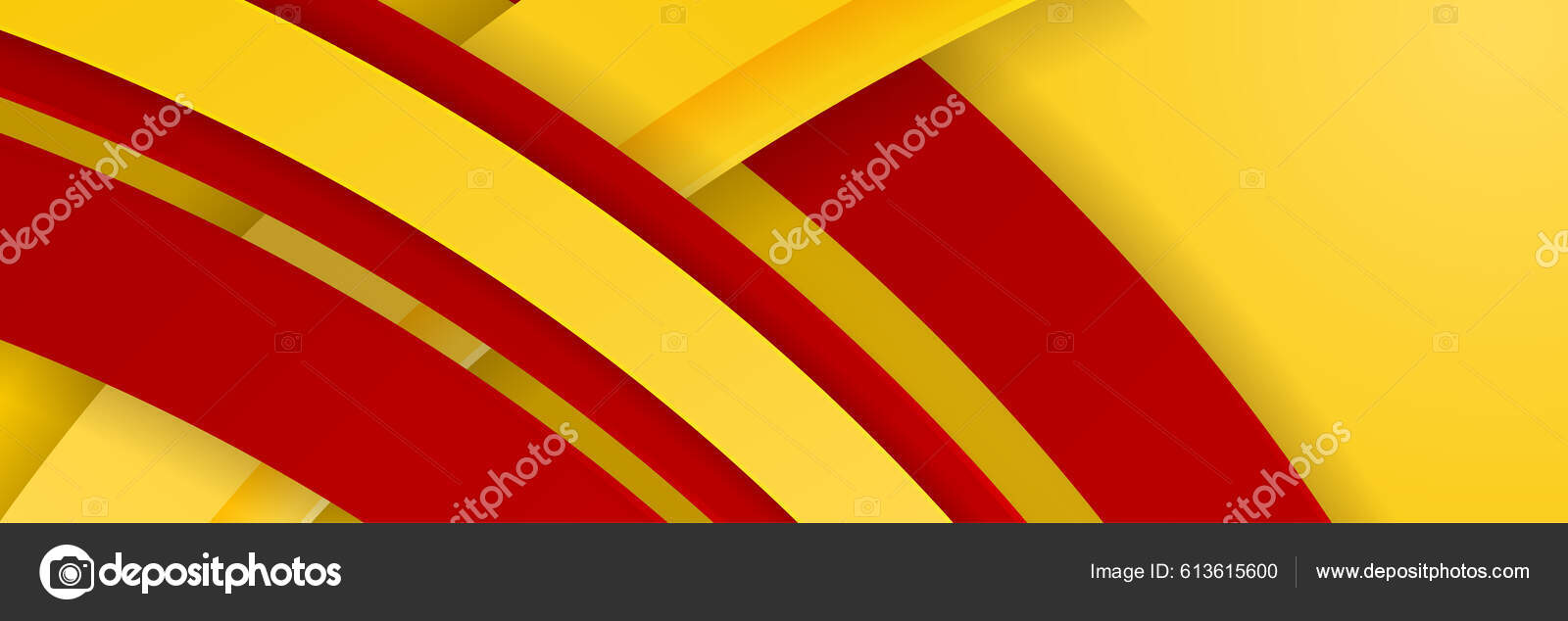 Desain Latar Belakang Banner Kuning Oranye Warna Merah Abstrak Gambar ...
