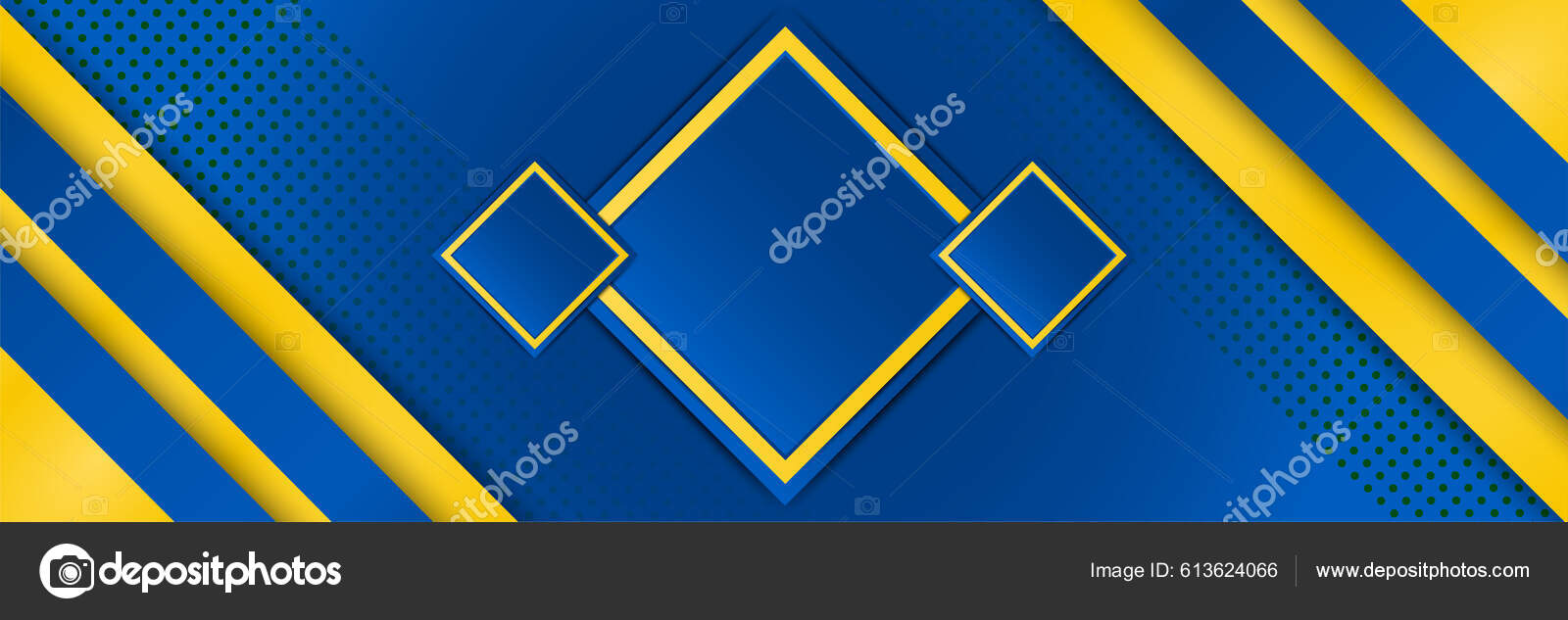 Blue Background Orange Yellow Color Composition Abstract Abstract ...