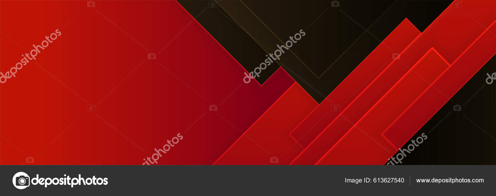 Black Red Abstract Banner Background Stock Vector by ©salmanalfa 613627540