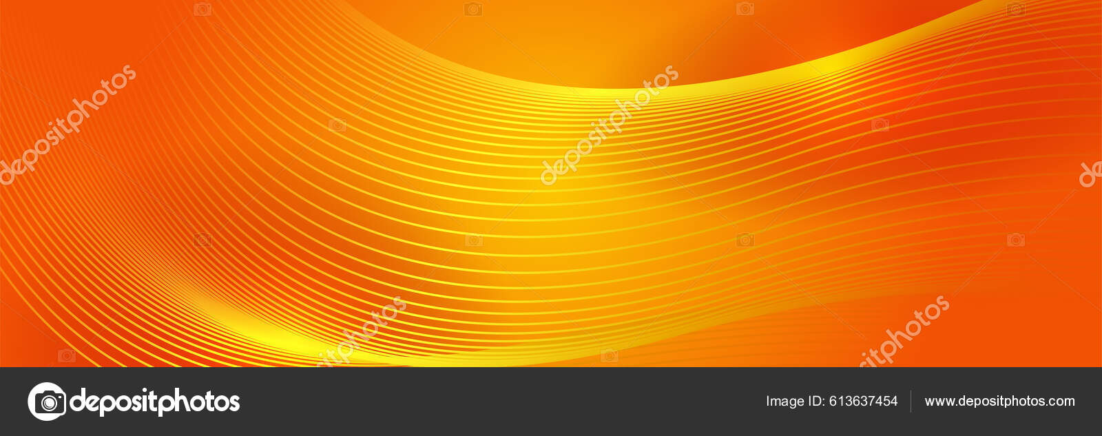 Modern Minimal Orange Futuristic Technology Science Background Design ...