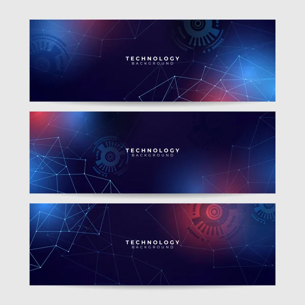 Red Technology Banner