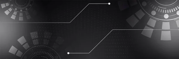 Black Technology Banner Background Stock Vector by ©salmanalfa 613637846