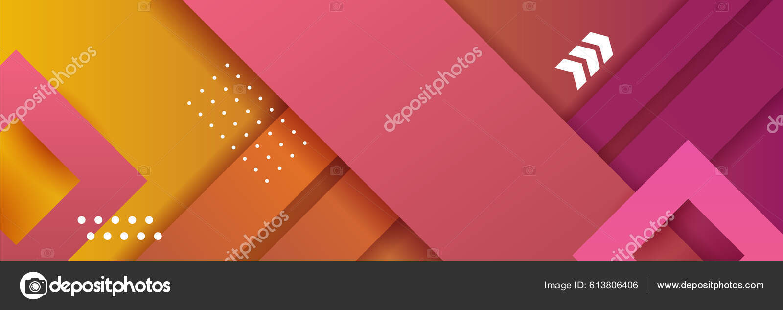 Orange Abstract Banner Background Stock Vector By ©salmanalfa 613806406