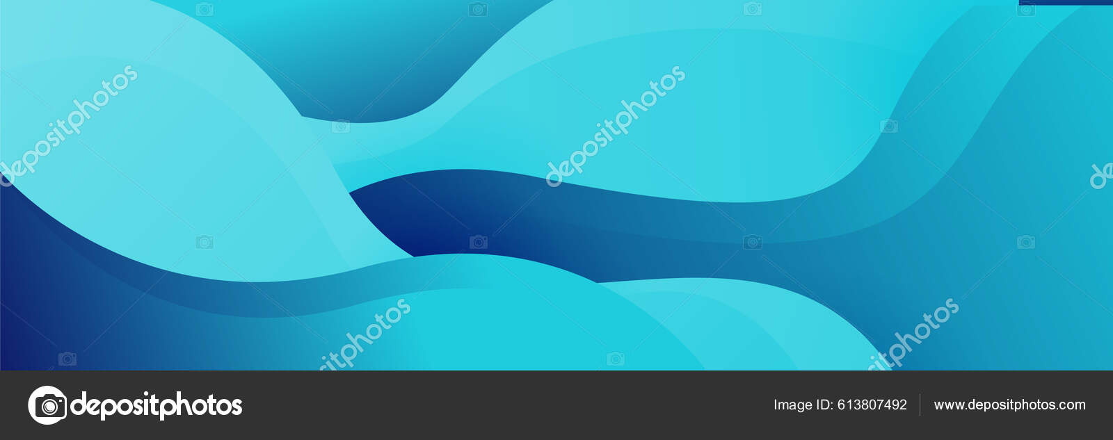Fondo Banner Abstracto Azul Vector de stock #613807492 de ©salmanalfa