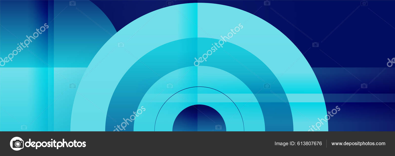 Blue Abstract Banner Background Stock Vector by ©salmanalfa 613807676