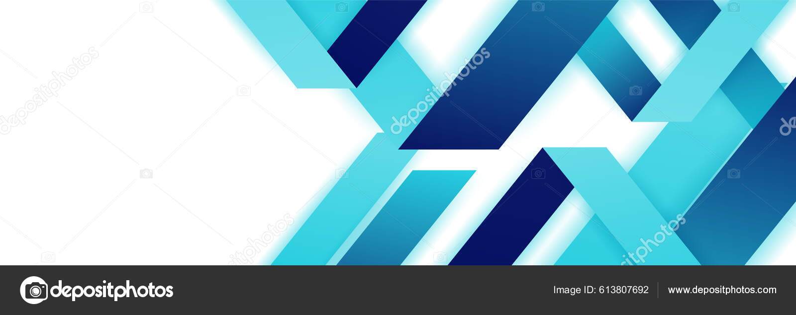 Fondo Banner Abstracto Azul Vector de stock por ©salmanalfa 613807692