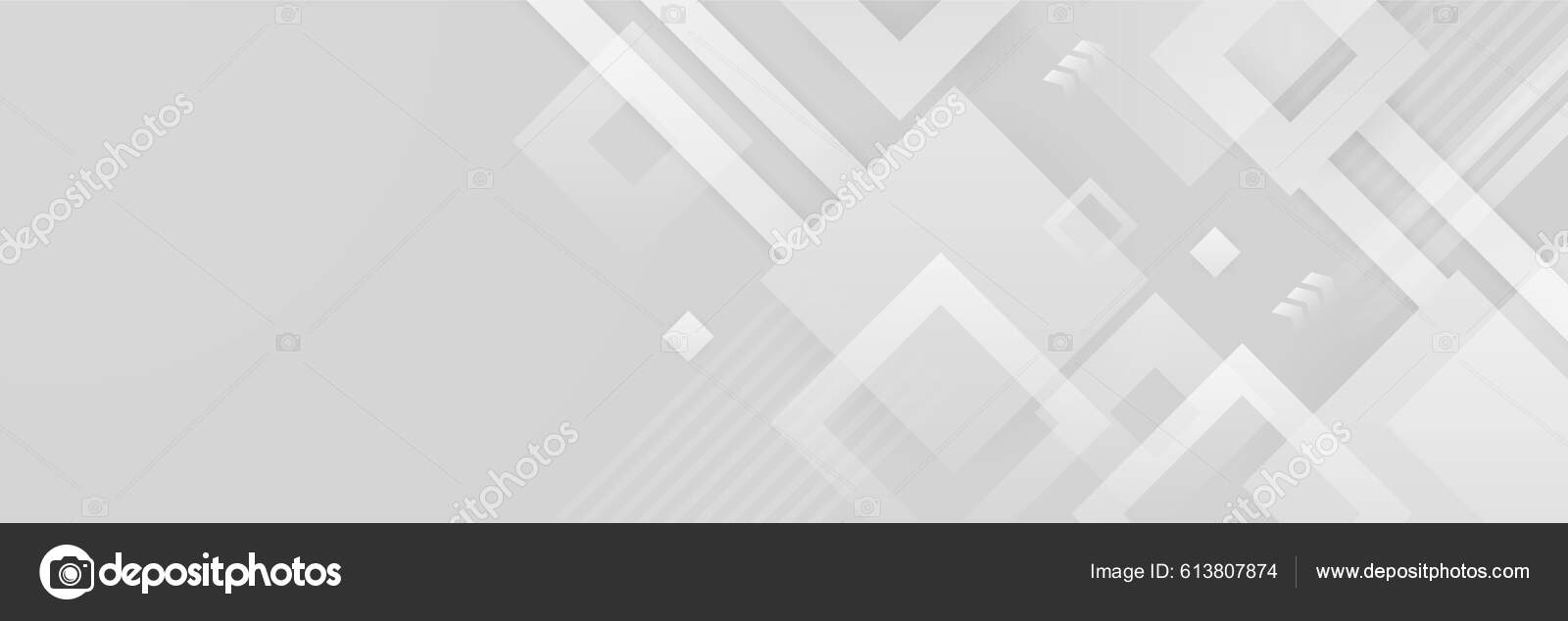 Latar Belakang Banner Abstrak Putih Vektor Stok oleh ©salmanalfa 613807874