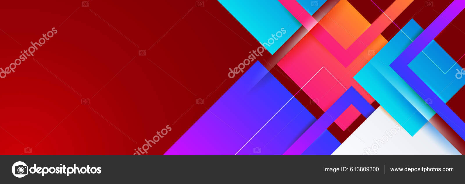 Abstract Red Orange Yellow Blue Colorful Geometric Banner Background ... Abstract Red Orange Yellow Blue Colorful Geometric Banner Background ...
