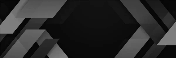 Black Abstract Banner Background Stock Vector by ©salmanalfa 613807206