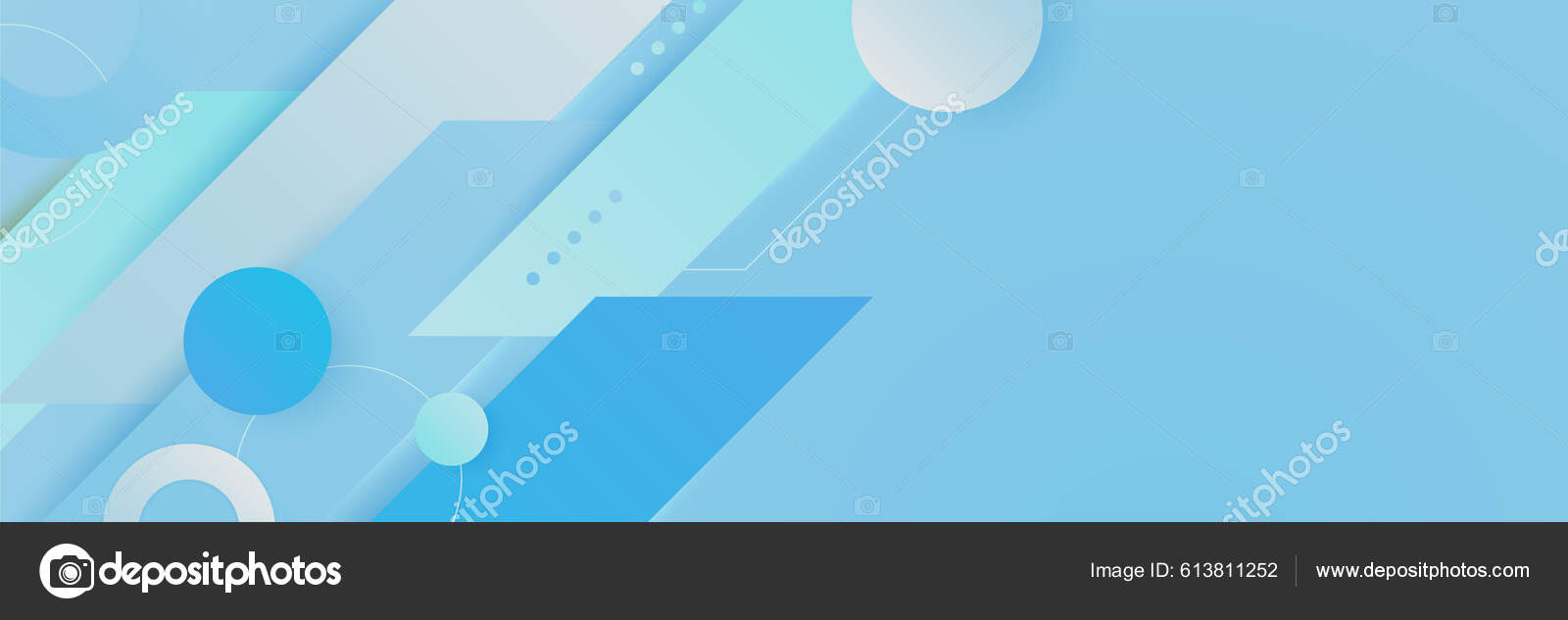 Light Blue Abstract Banner Background Stock Vector by ©salmanalfa 613811252