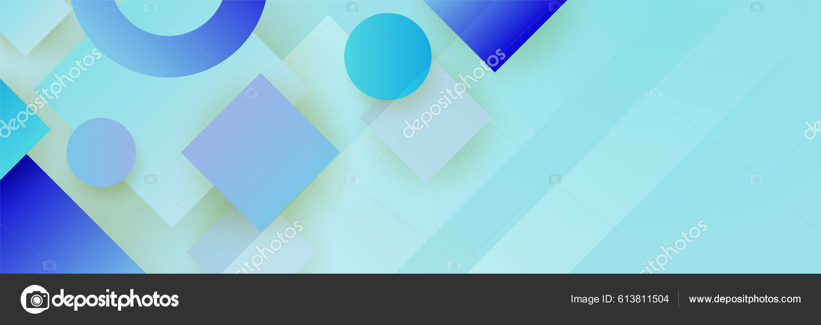 Light Blue Abstract Banner Background Stock Vector by ©salmanalfa 613811504