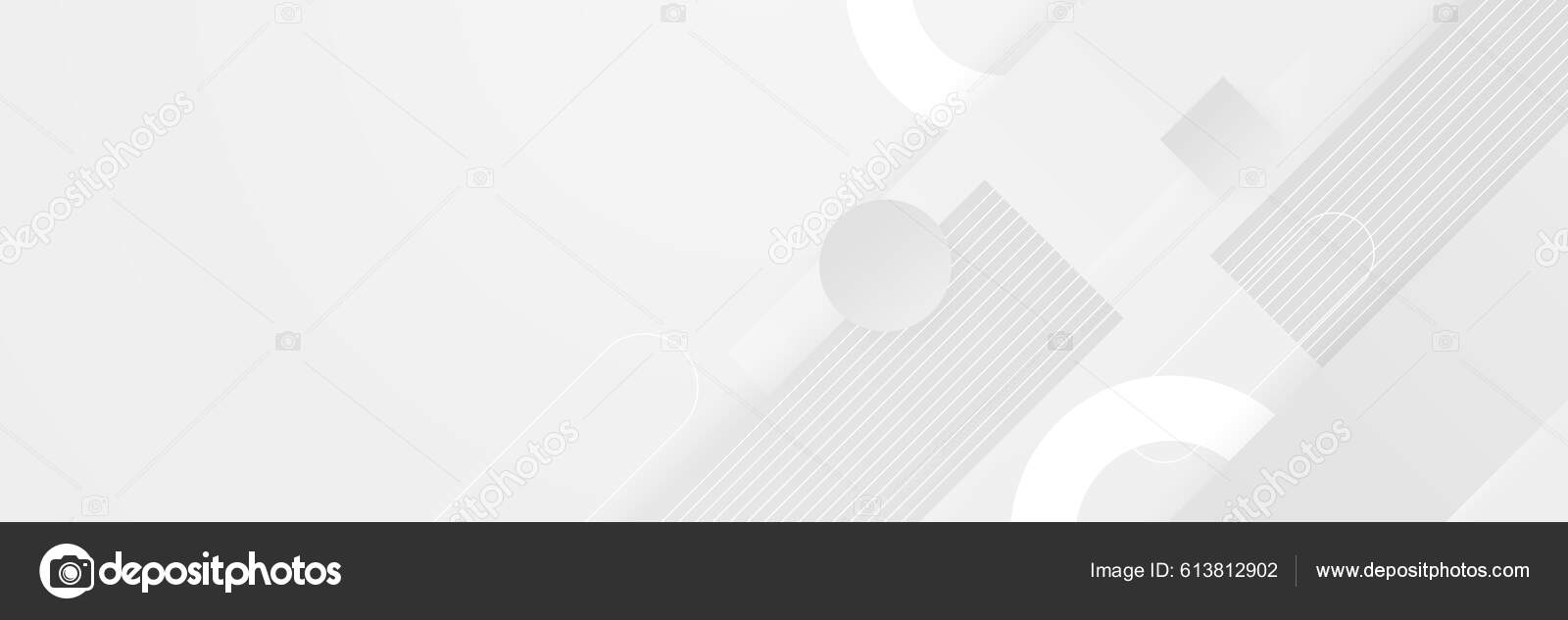 White Abstract Banner Background Stock Vector by ©salmanalfa 613812902
