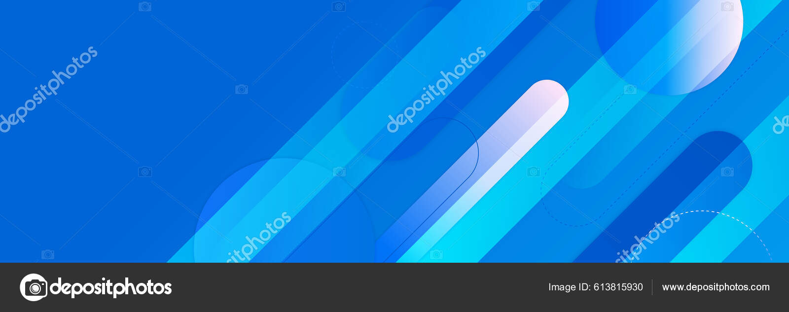 Blue Abstract Banner Background Stock Vector by ©salmanalfa 613815930