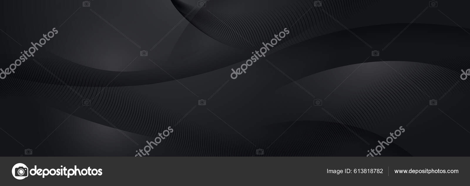 Black Abstract Banner Background Stock Vector by ©salmanalfa 613818782