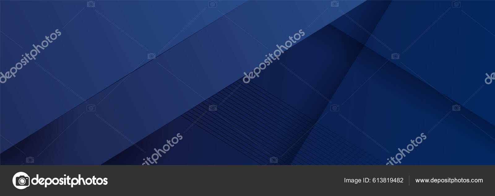 Dark Blue Abstract Banner Background Stock Vector by ©salmanalfa 613819482