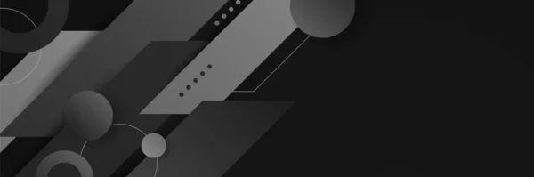 Black Abstract Banner Background Stock Vector by ©salmanalfa 613810750