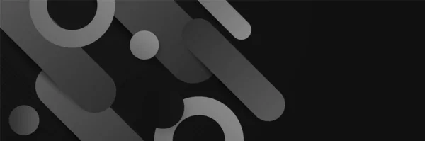 Black Abstract Banner Background Stock Vector by ©salmanalfa 613810806